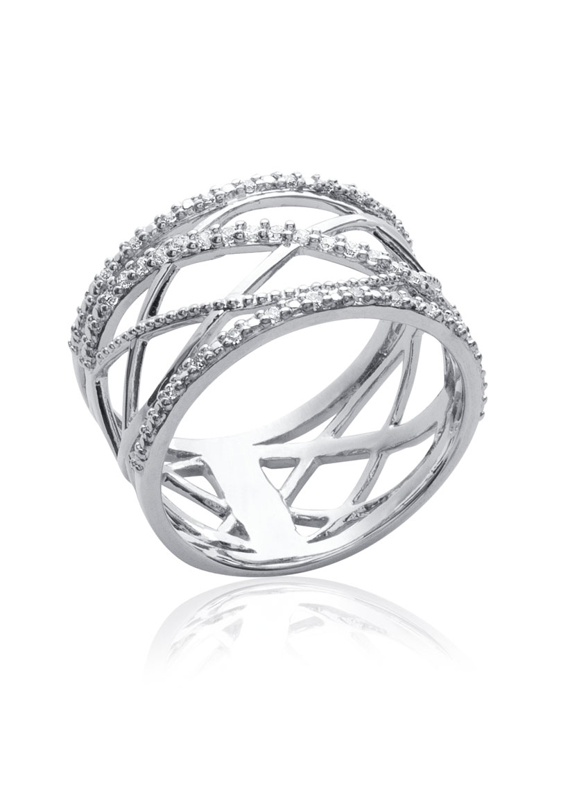 Naisten Hopeasormus Kivillä 1207710 - Keskisen Kello Oy