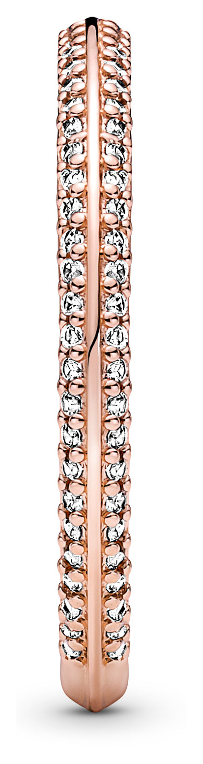 Pandora Me sormus Pavé 14k Rose Gold-Plated 189679C01 - Keskisen Kello Oy