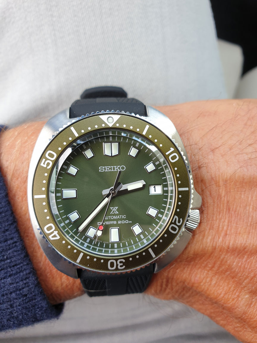 Seiko Prospex SPB153J1 Green Captain Willard 6105 Remake - Keskisen ...