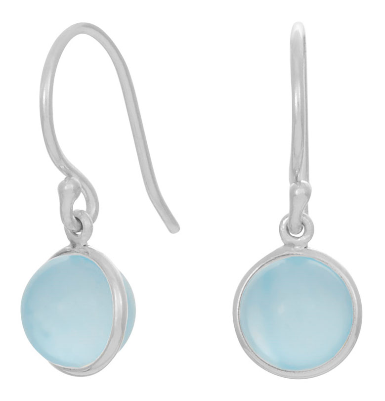Nordahl Jewellery SWEETS52 korvakorut sininen kalsedoni/hopea 329 019 ...