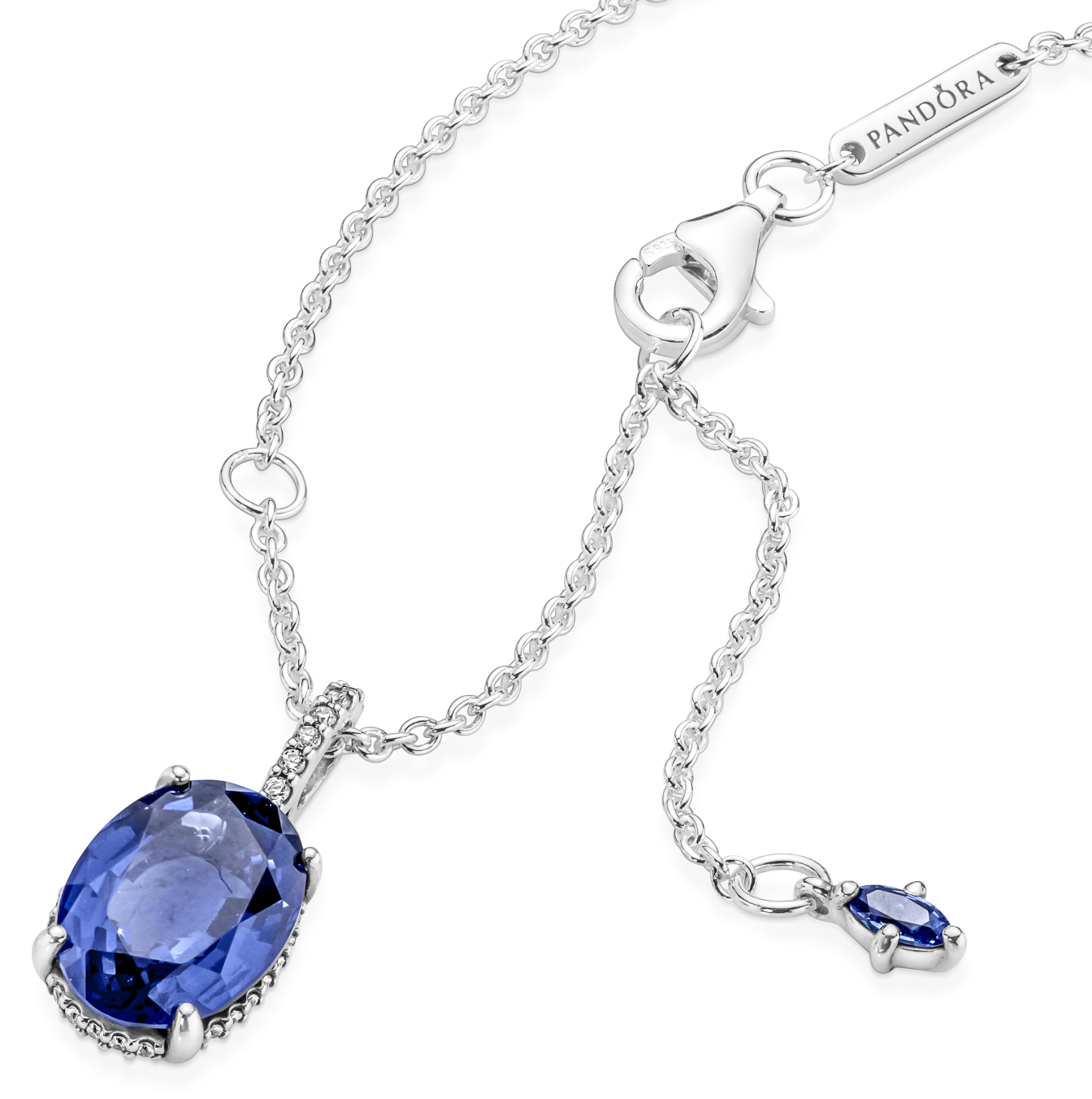 Pandora kaulakoru with pendant Sparkling Statement Halo - Keskisen Kello Oy