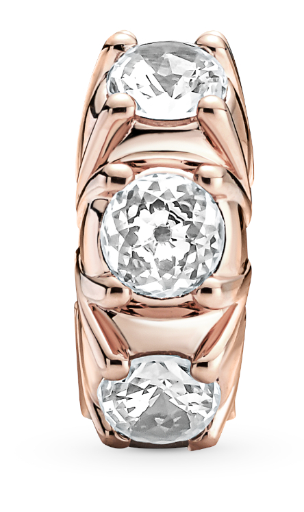 Pandora Long Pronged Sparkling lukkopala 780046C01 - Keskisen Kello Oy
