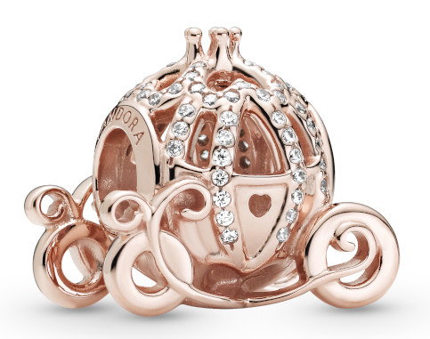 Pandora Rose Disney Cinderella Pumpkin Coach hela 789189C01 - Keskisen ...