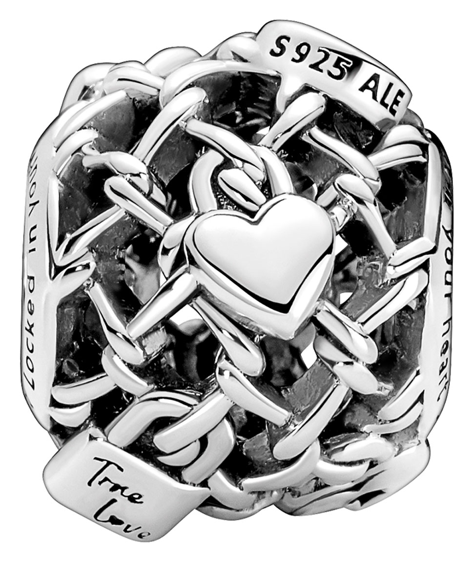 Pandora hela Openwork Chain Link Padlock 790071C00 - Keskisen Kello Oy