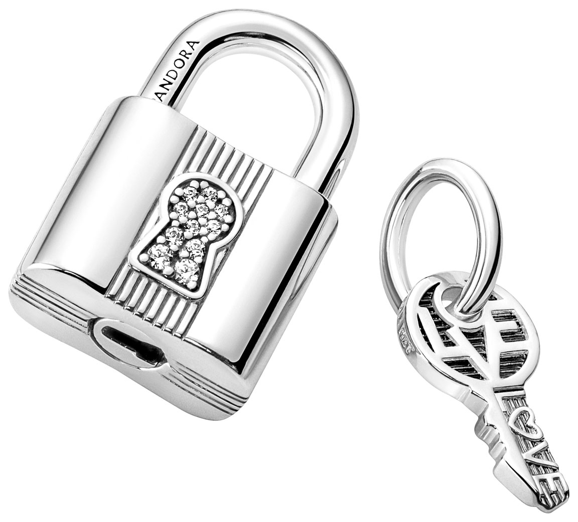 Pandora hela dangle Padlock & Key 790088C01 - Keskisen Kello Oy