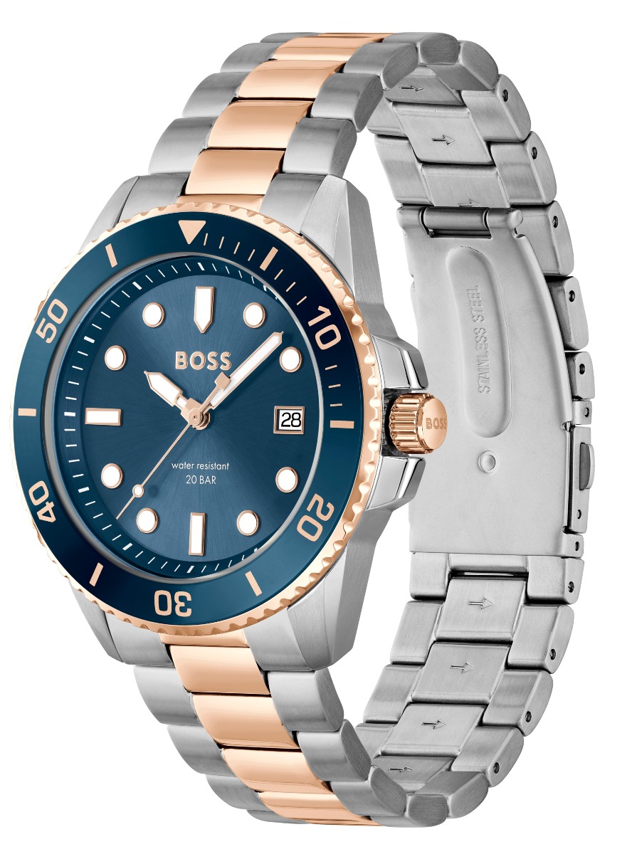 BOSS Ace blue two-tone 1514012 - Keskisen Kello Oy
