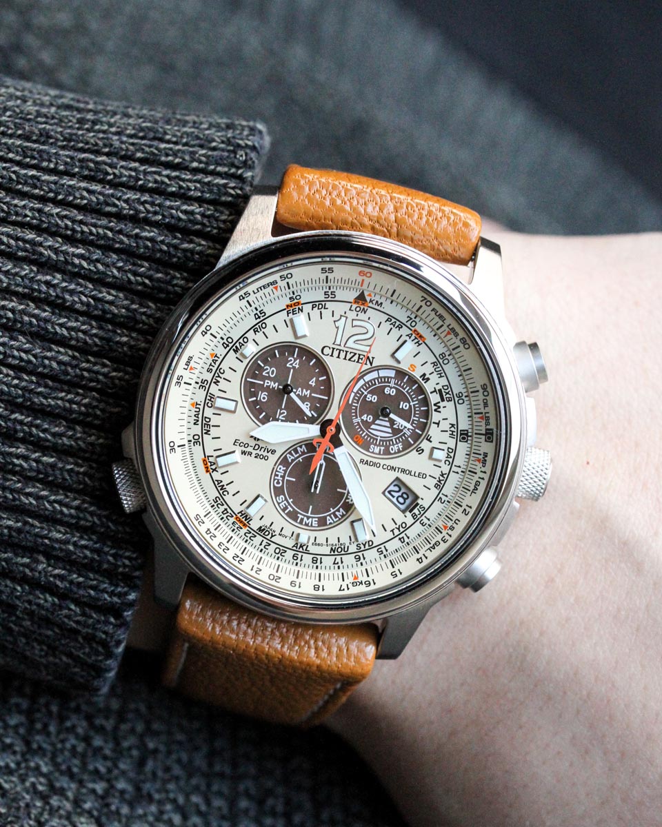 Citizen Promaster Eco-Drive Chronograph Radio-Controlled CB5860-35X ...