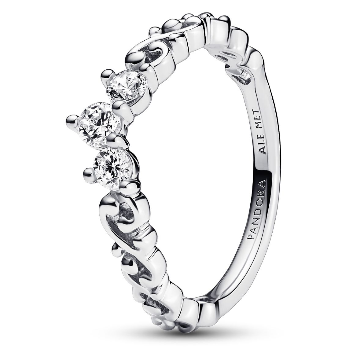 Pandora Ring Stackable Regal Swirl Tiara Sterling silver sormus ...