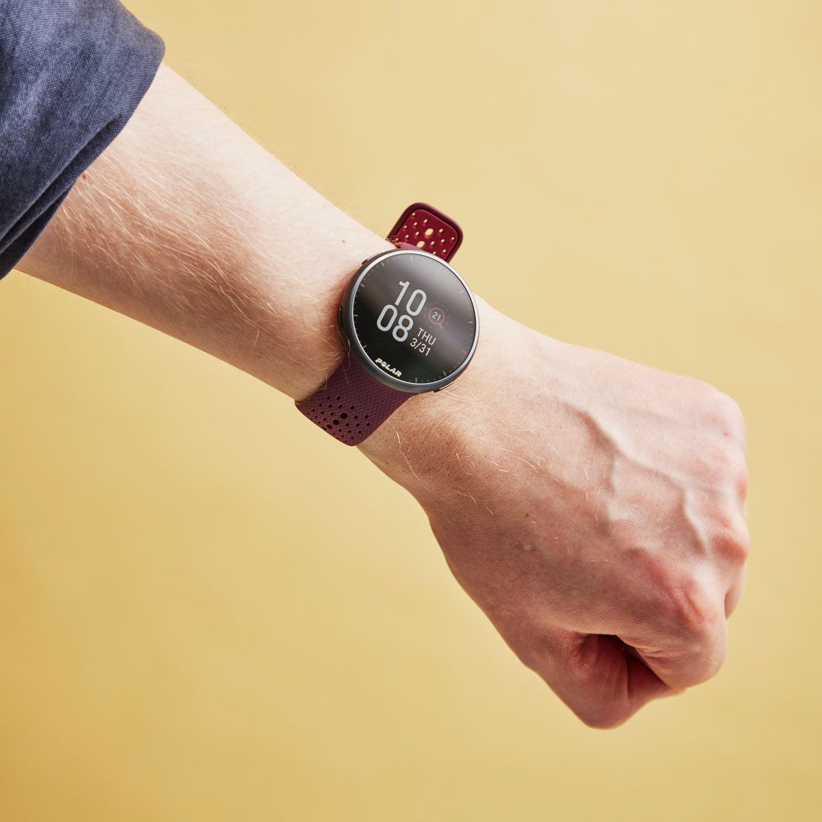 Polar Pacer Pro Autumn Maroon - Keskisen Kello Oy