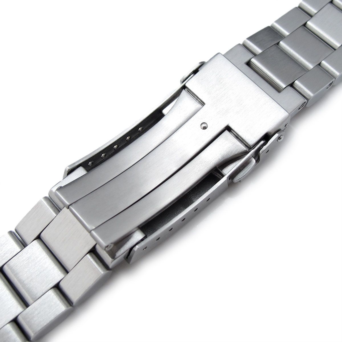 MiLTAT Hexad Brushed teräsranneke Seiko Samurai sarjaan SS221805B066 ...