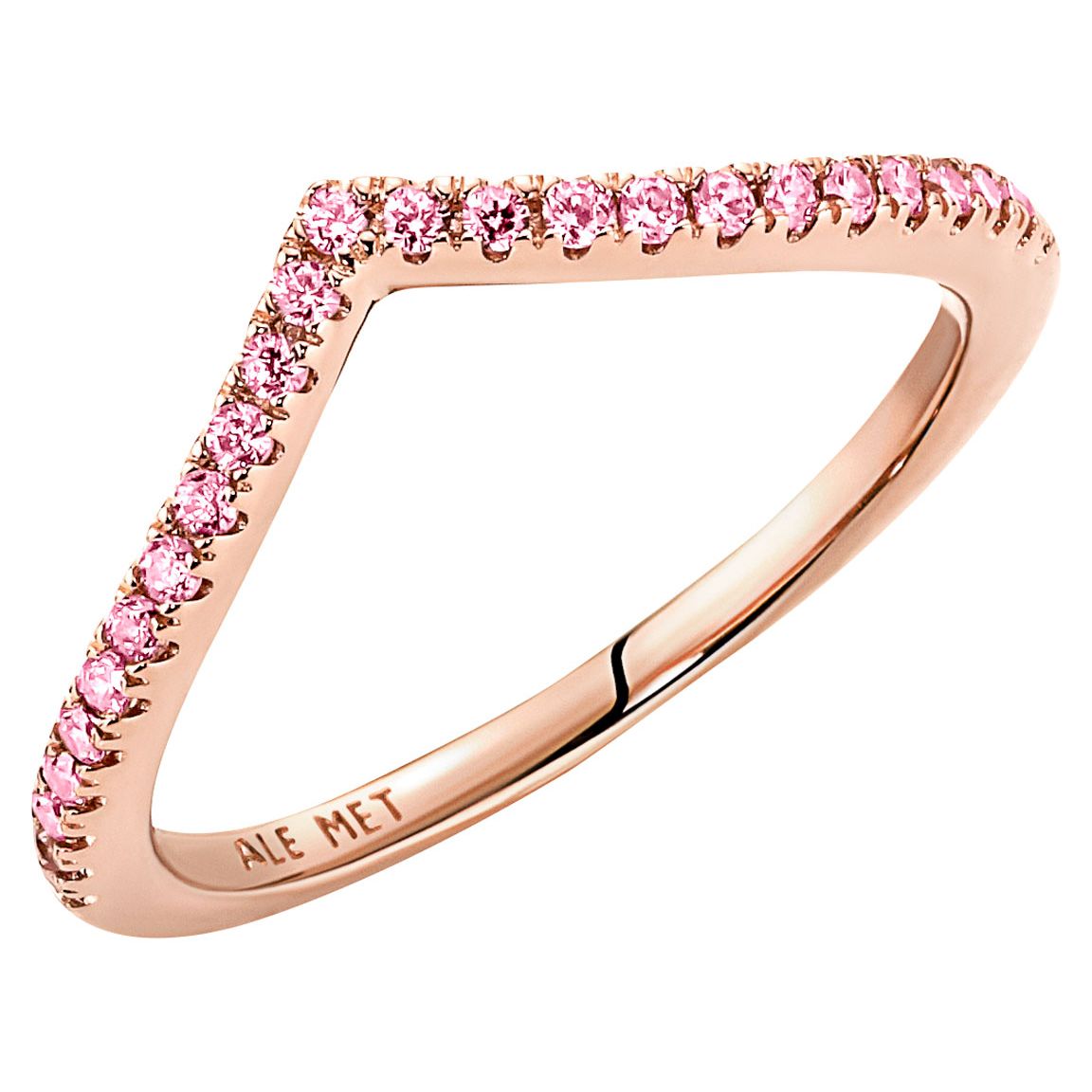 Pandora sormus Stackable Wish Sparkling Pink 186316C02 - Keskisen Kello Oy