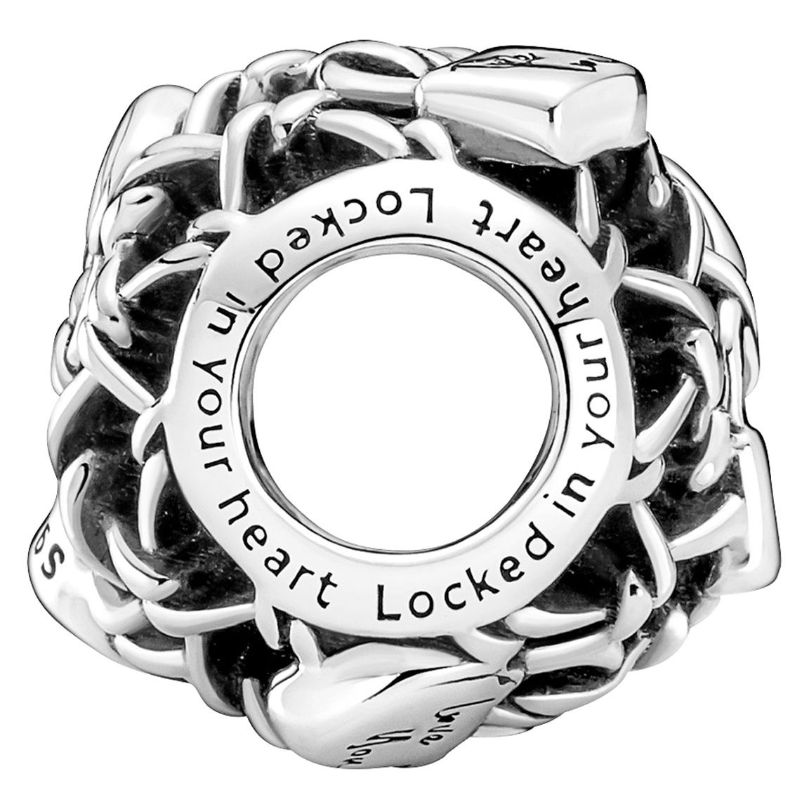 Pandora hela Openwork Chain Link Padlock 790071C00 - Keskisen Kello Oy