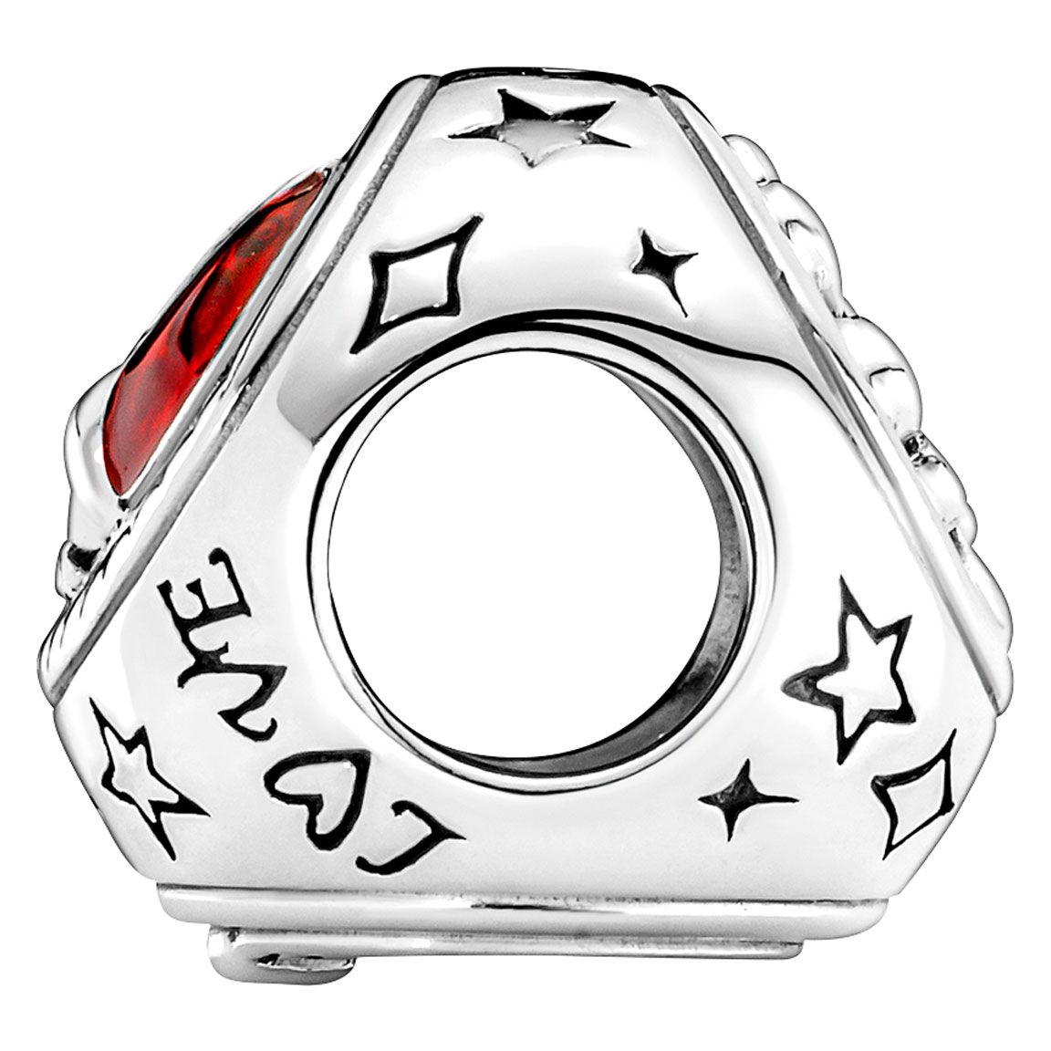 Pandora hela Clover, Horseshoe & Ladybird Three-sided 790100C01 ...