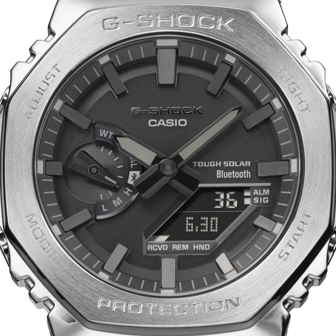 Casio G-Shock GM-B2100D-1AER Full Metal Silver CasiOak - Keskisen Kello Oy