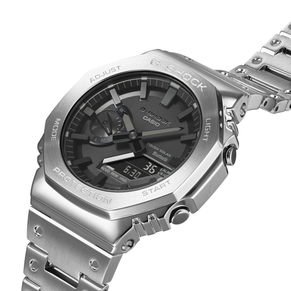 Casio G-Shock GM-B2100D-1AER Full Metal Silver CasiOak - Keskisen Kello Oy