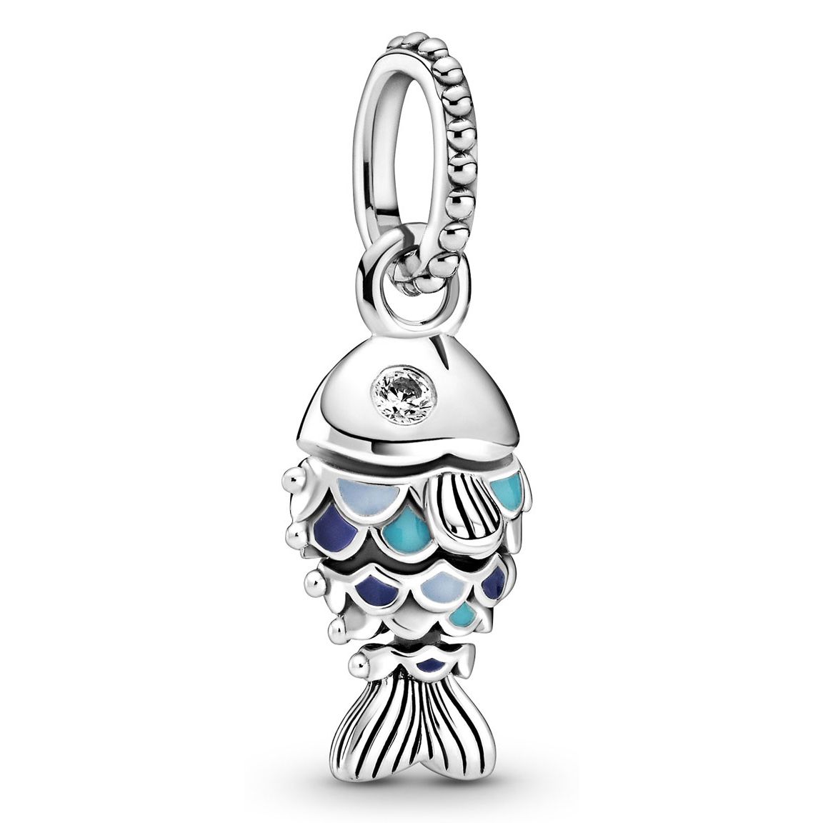 Pandora Blue Scaled Fish hela 799428C01 - Keskisen Kello Oy