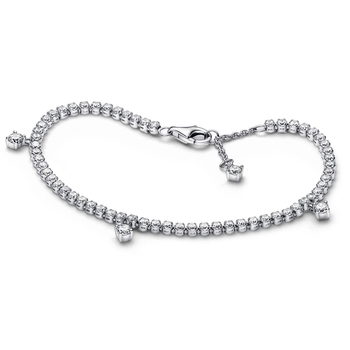 Pandora Timeless Sparkling Drops Tennis rannekoru 592401C01 - Keskisen ...
