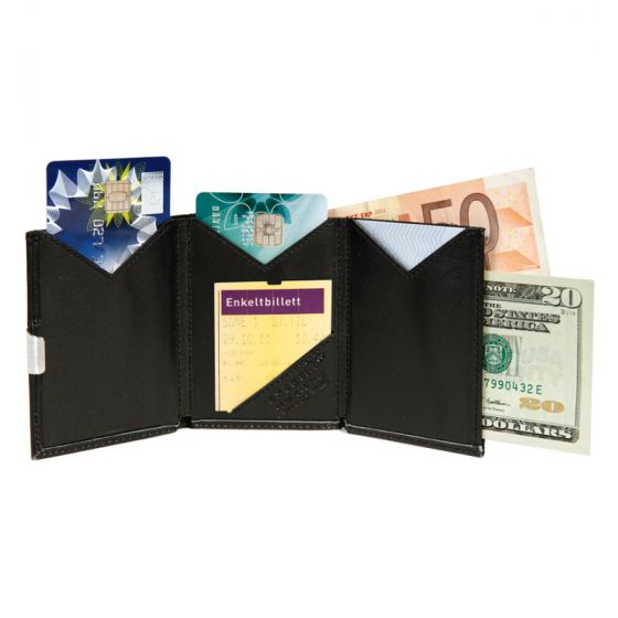 Exentri RFID suojattu lompakko Black - Keskisen Kello Oy