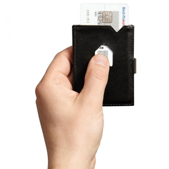 Exentri RFID suojattu lompakko Black - Keskisen Kello Oy