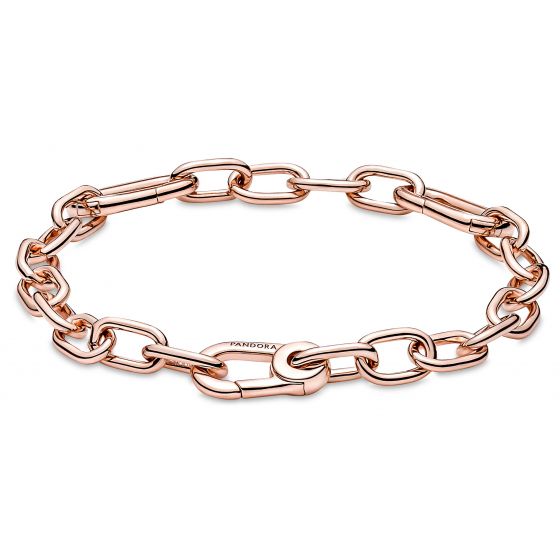 Pandora Me rannekoru Link Chain 14k Rose Gold-Plated 589662C00 ...
