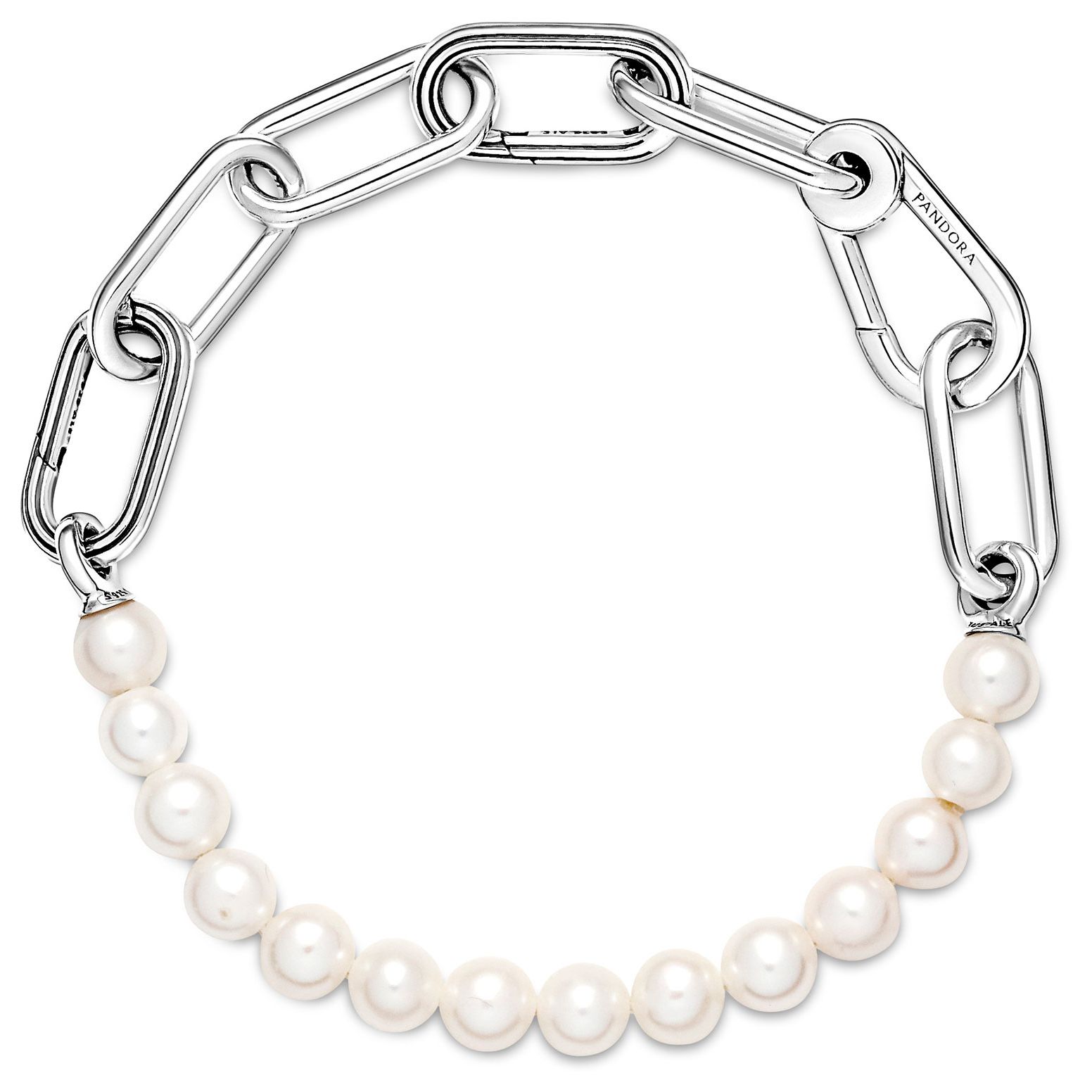 Pandora Me rannekoru Freshwater Cultured Pearl Sterling Silver ...