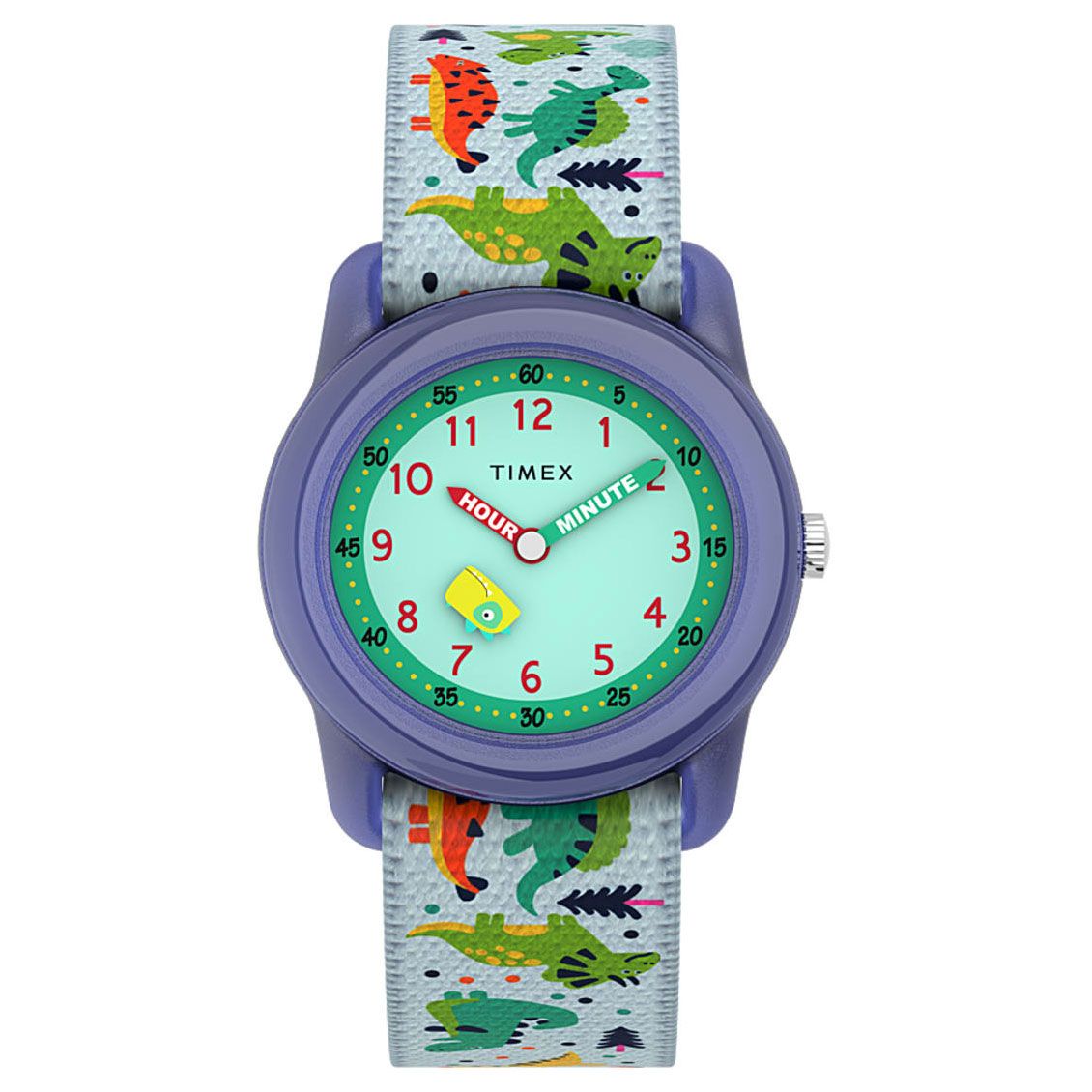 Timex Time Machines Kids Purple Dinosaur TW7C77300 - Keskisen Kello Oy