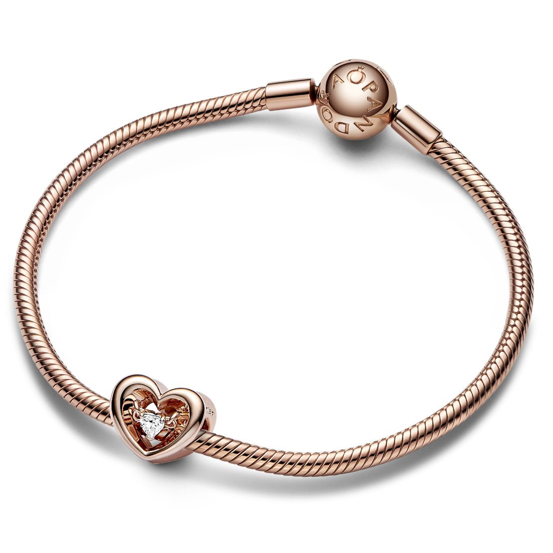 Pandora Moments Radiant Heart & Floating Stone hela 782493C01 ...