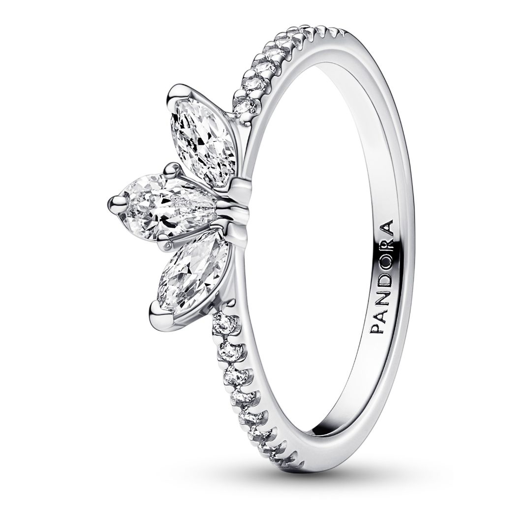 Pandora Timeless Ring Stackable Sparkling Herbarium Cluster sormus ...