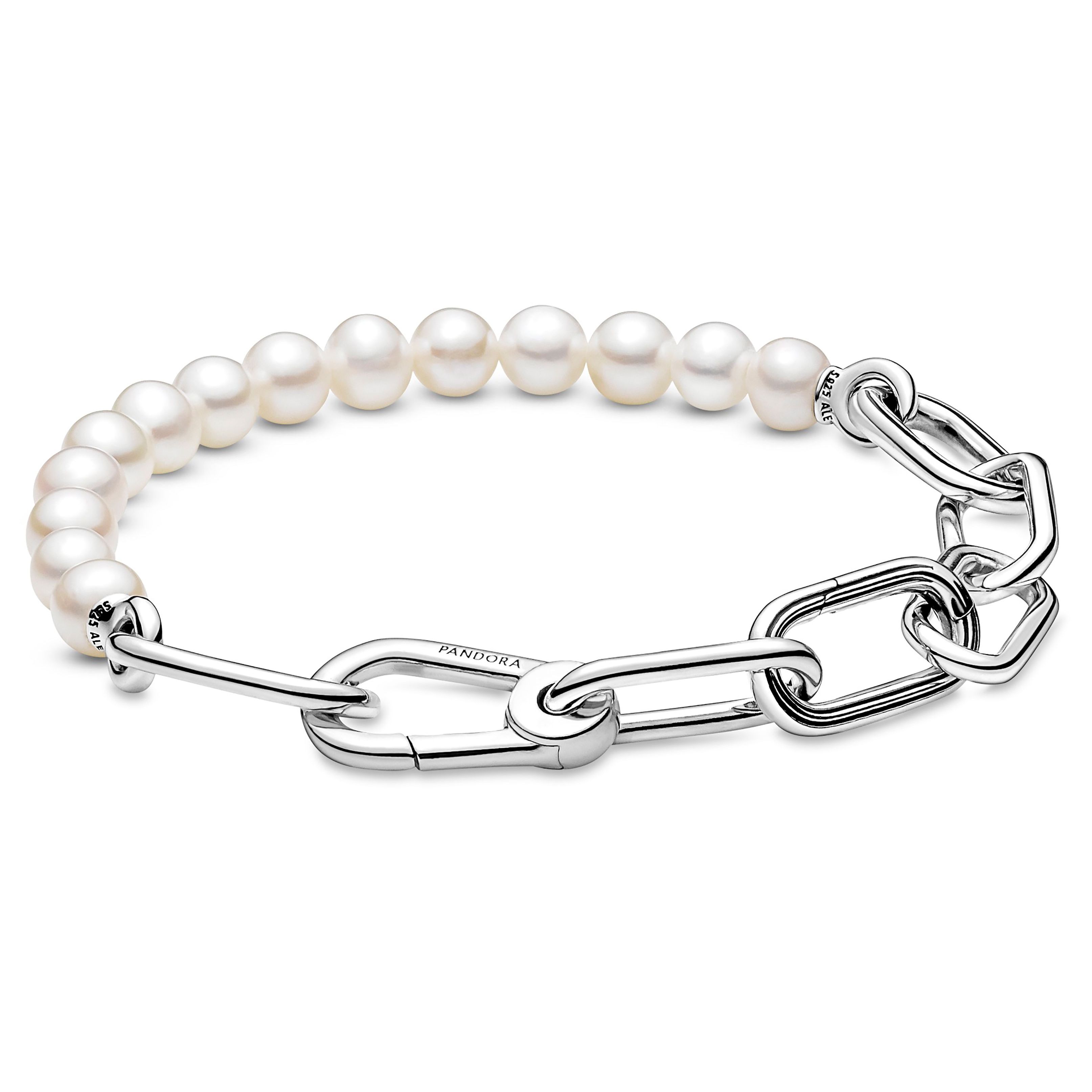 Pandora Me rannekoru Freshwater Cultured Pearl Sterling Silver ...