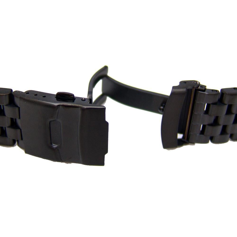 MiLTAT PVD Black Super Engineer 22mm Straight End teräsranneke ...