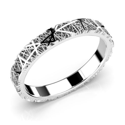 Festive Routa valkokultainen sormus 614-000-VK - Keskisen Kello Oy