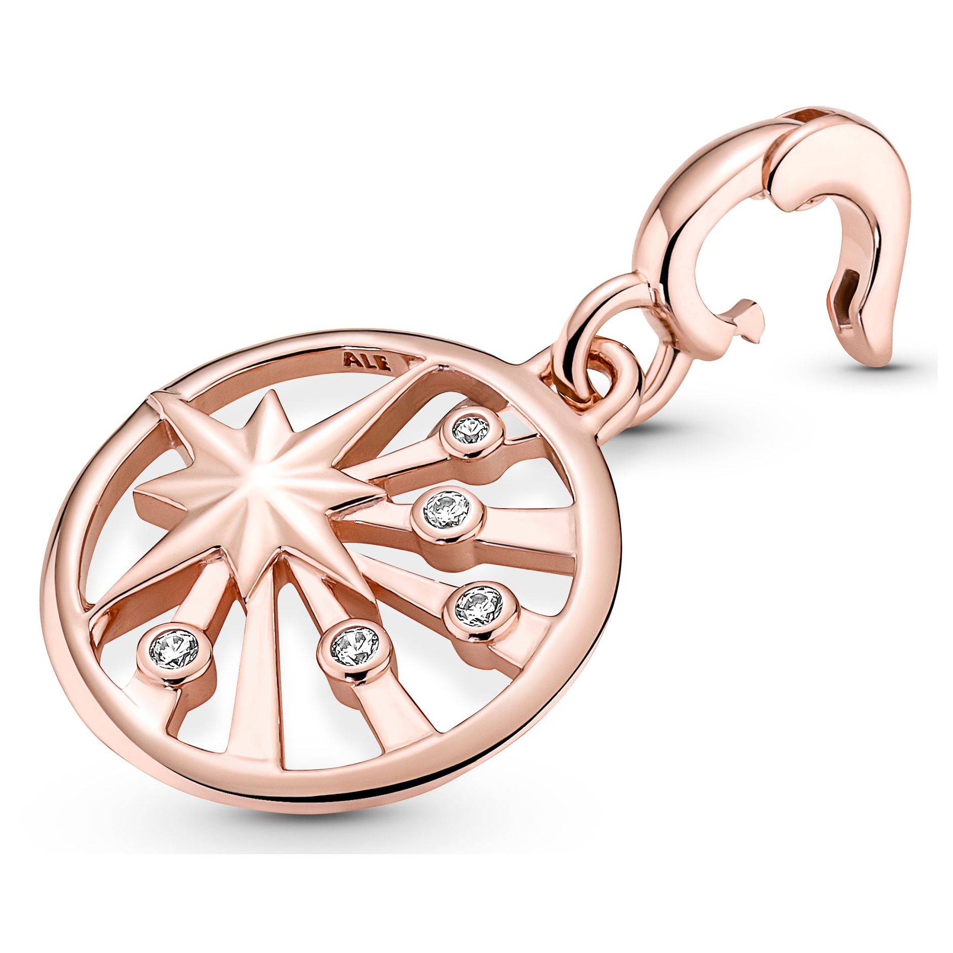 Pandora Me hela Rays of Life Medallion 14k Rose Gold-Plated 789676C01 ...