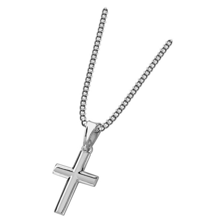 Saurum hopeinen rippiristi 505200000 - Keskisen Kello Oy