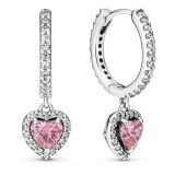Pandora Timeless Sparkling Halo heart korvakorut 291445C01 - Keskisen ...