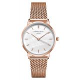 Rosefield The Pearl Edit Mesh White MOP Rose Gold RMRMR-R09 - Keskisen ...