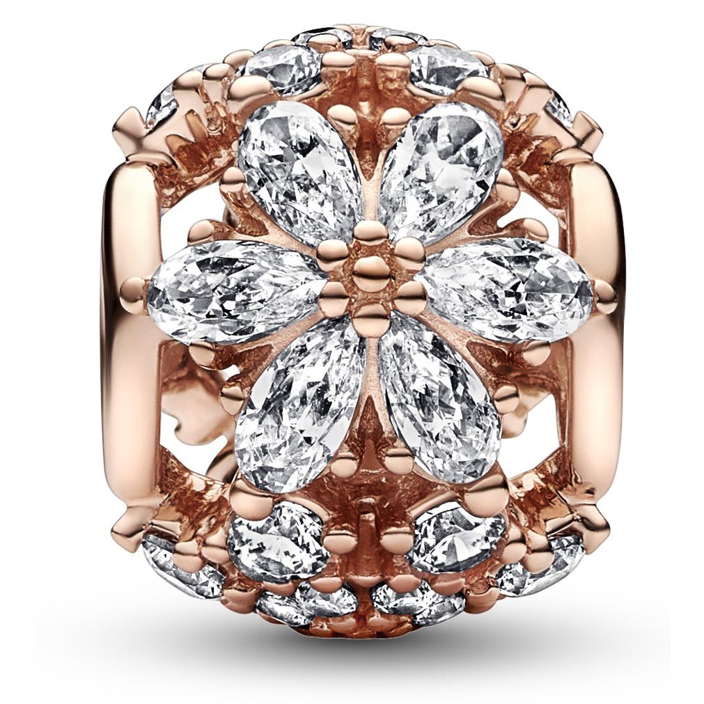 Pandora Timeless Sparkling Herbarium Cluster Round hela 782383C01 ...