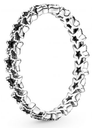 Pandora Ring Stackable Sparkling Row Eternity sormus 190050C02 ...