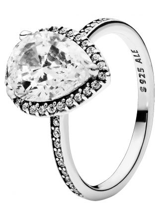 Pandora Timeless Ring Non-stackable Sparkling Red Elevated Heart sormus ...