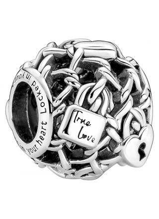 Pandora hela Padlock & Heart Key 790095C01 - Keskisen Kello Oy