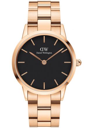 Daniel Wellington Iconic Link 36 Silver Black DW00100204 - Keskisen ...