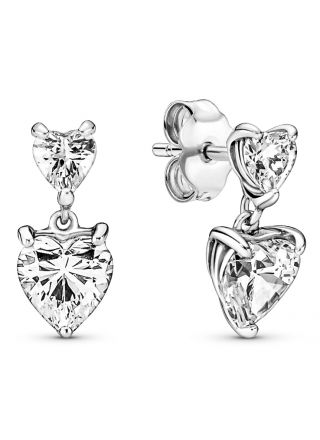 Pandora Timeless Sparkling Halo heart korvakorut 291445C01 - Keskisen ...