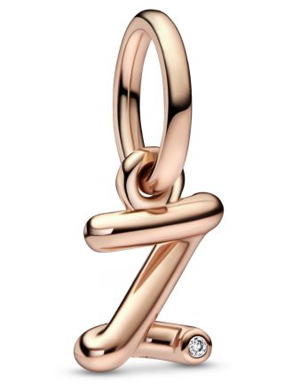 Pandora Moments Letter x Script Alphabet kirjainkoru hela 782482C01 ...