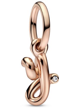 Pandora Moments Letter x Script Alphabet kirjainkoru hela 782482C01 ...