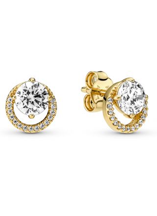 Pandora Family Always Encircled Sterling silver korvakorut 291076C01 ...