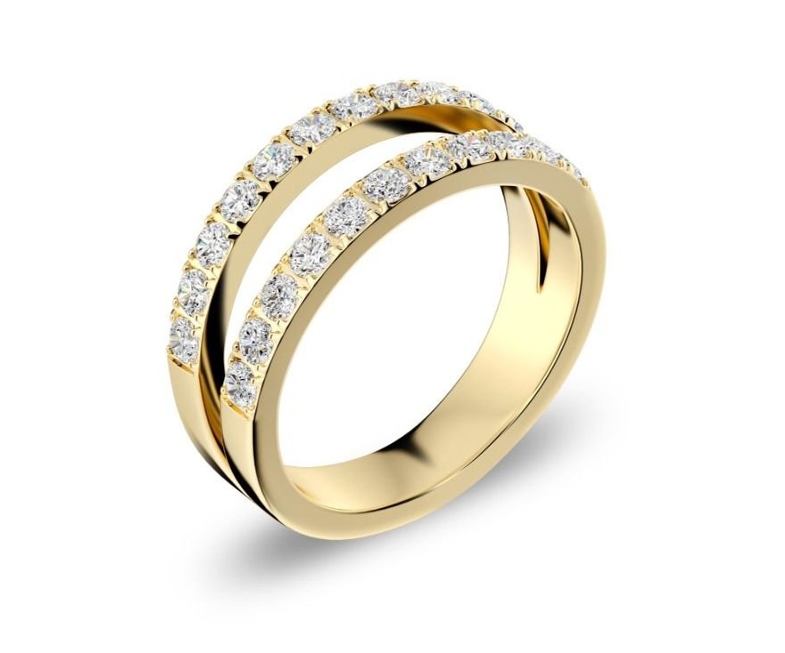 Edblad Joya sormus kullanvärinen 126904 - Keskisen Kello Oy