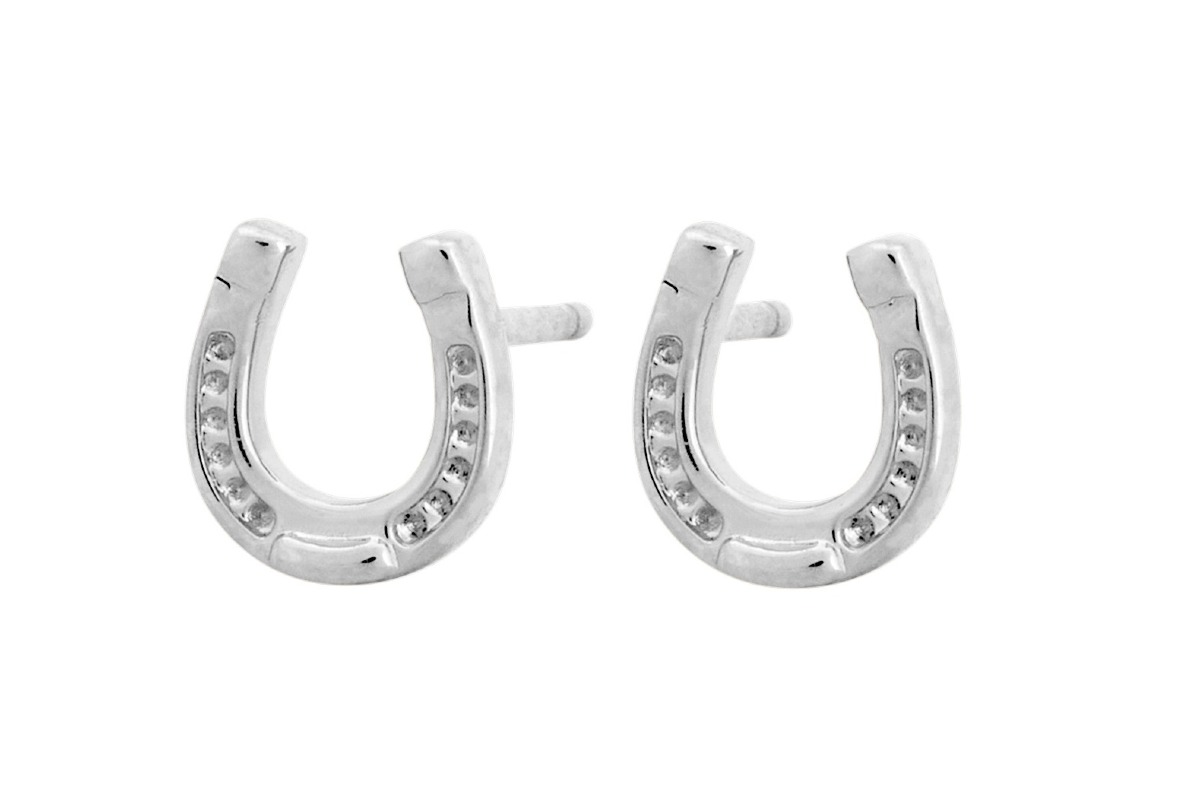 Edblad Triumph Studs Steel hevosenkenkä korvakorut 126007 - Keskisen ...