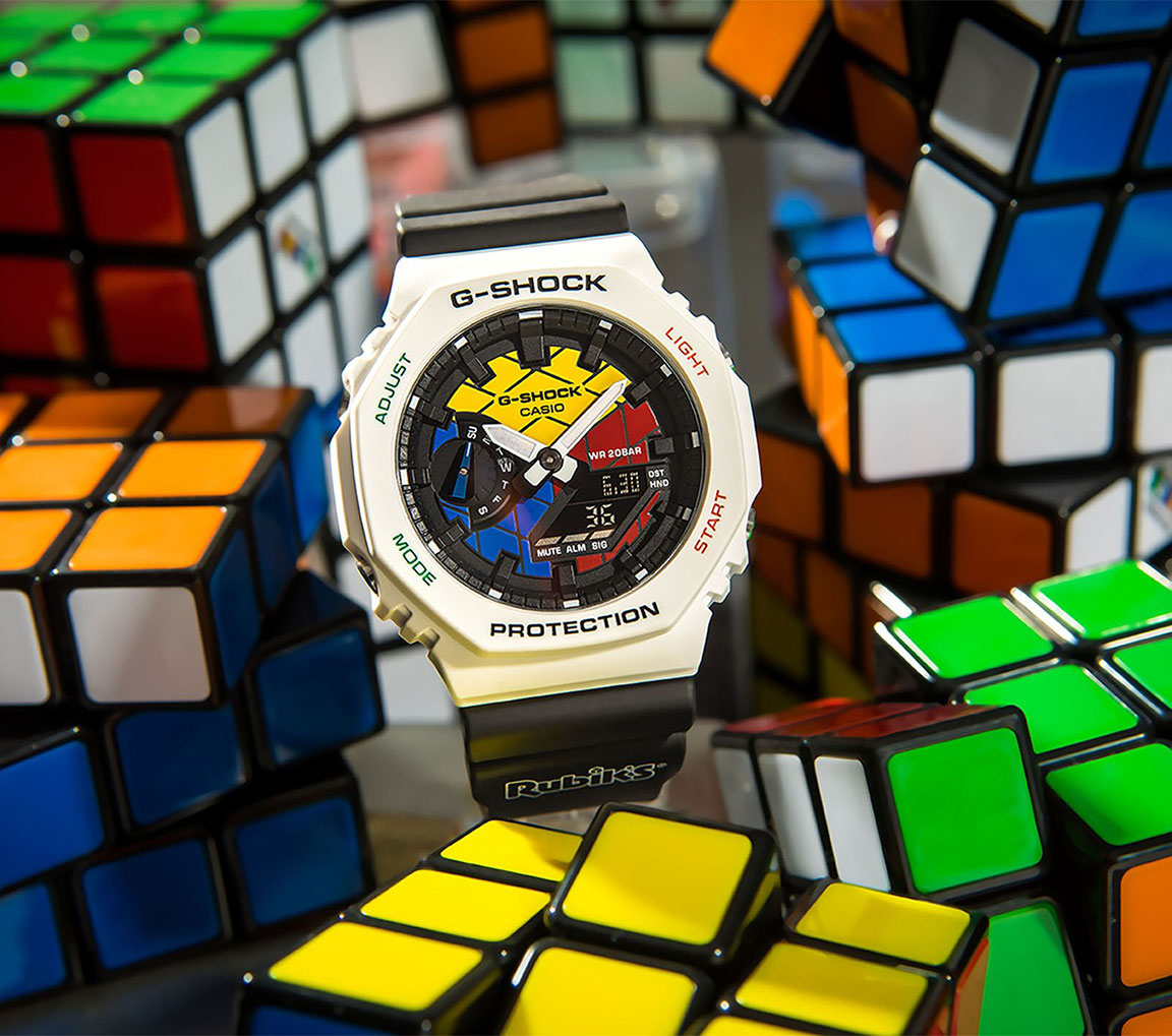 Casio G-Shock x Rubik's Cube Limited Edition GAE-2100RC-1AER - Keskisen ...