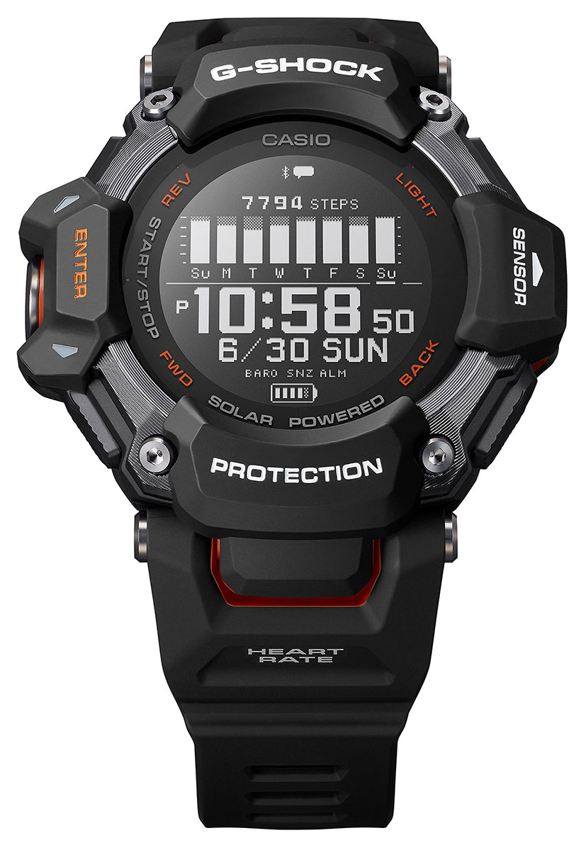 Casio G-Squad GBD-H2000-1AER sykemittari - Keskisen Kello Oy