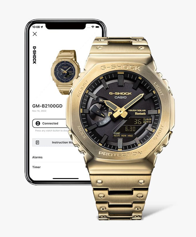 Casio G-Shock GM-B2100GD-9AER Full Metal CasiOak Gold - Keskisen Kello Oy