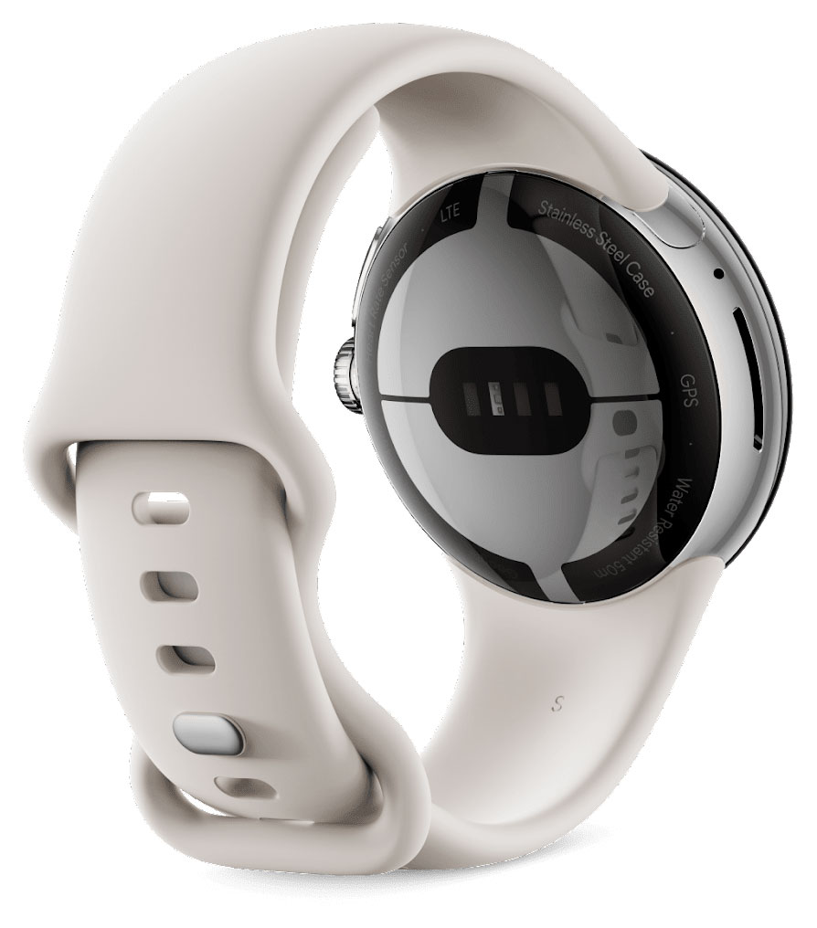 Google Pixel Watch WiFi Polished Silver / Chalk älykello GA03182-EU ...